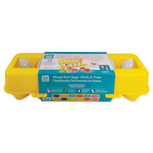 Shape Sorting & Matching Egg Playset