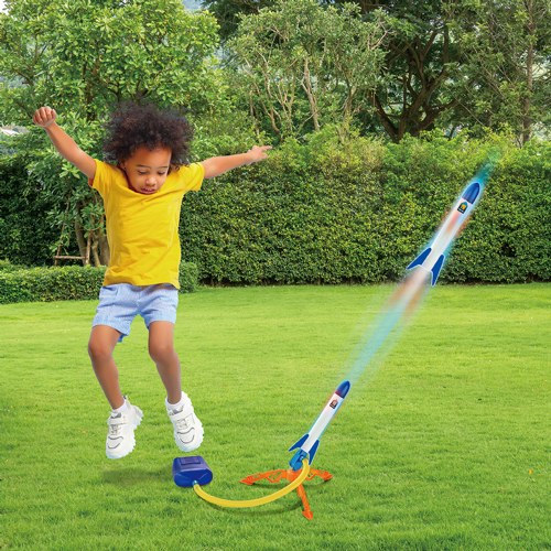 Air-Powered Light Up Jump Rockets with LED Lights