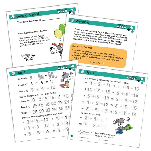 Math Handwriting Introduction - Set of 10 Workbooks