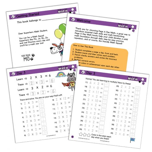 Multiplication Workbooks - Set of 12