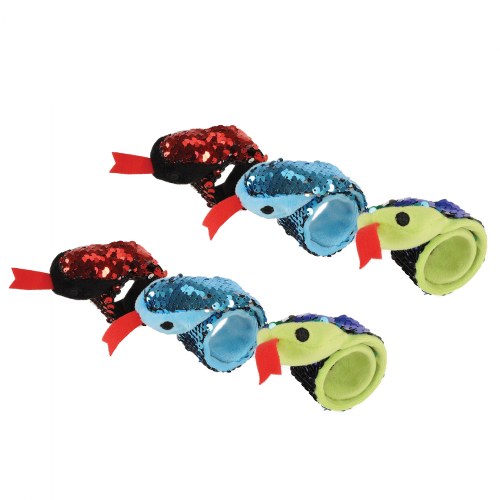 Sequin Snake Slap Bracelets