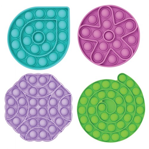 Multi-Sensory Fidget Popper & Sequin Kit - 7 Pieces