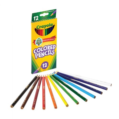 Crayola® 12-Pack Eco-Friendly Bright Colored Pencils