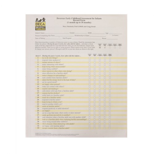 DECA Early Childhood Assessment for Infants/Toddlers - DECA-I/T - Kit