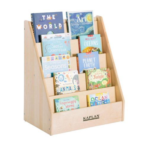 Premium Solid Maple 5-Shelf Book Display