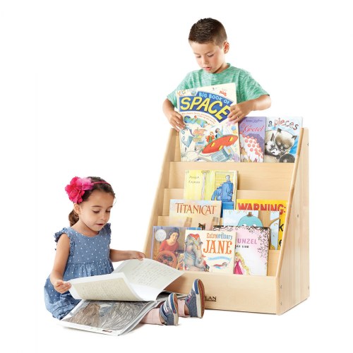 Premium Solid Maple 5-Shelf Book Display