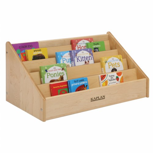 Premium Solid Maple Toddler Book Display