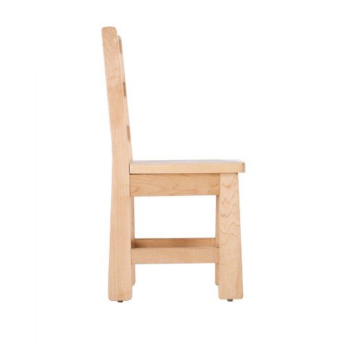 Premium Solid Maple Chairs - 12" Seat Height - Set of 2