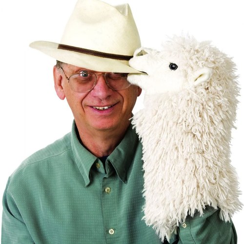 Alpaca Stage Hand Puppet