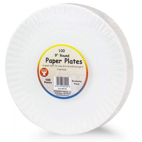 9" Paper Plates - 100 Count