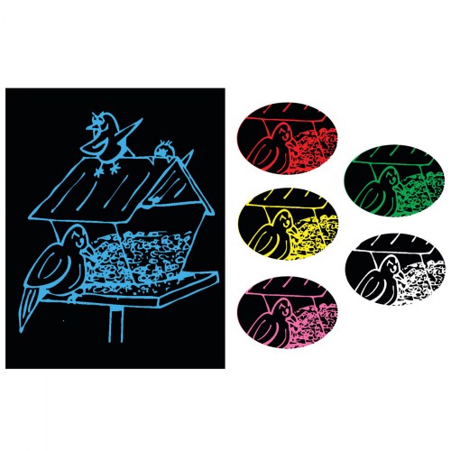 Magic Color Scratch Sheets - 12 Sheets