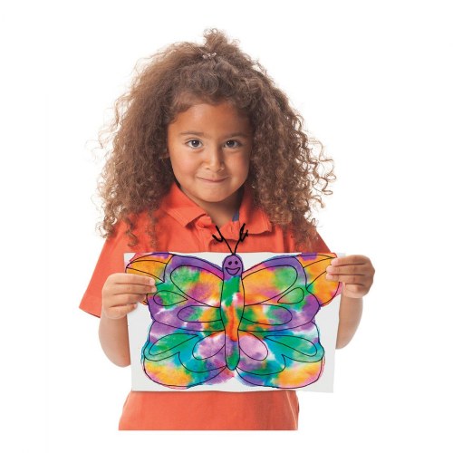 Color-Diffusing Paper