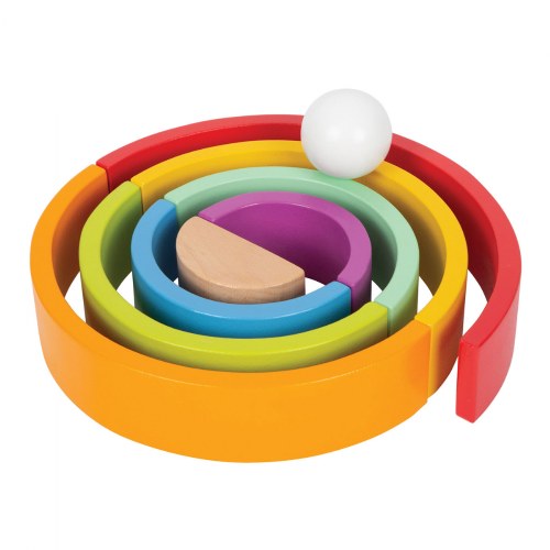 Large Wooden Rainbow Building Blocks