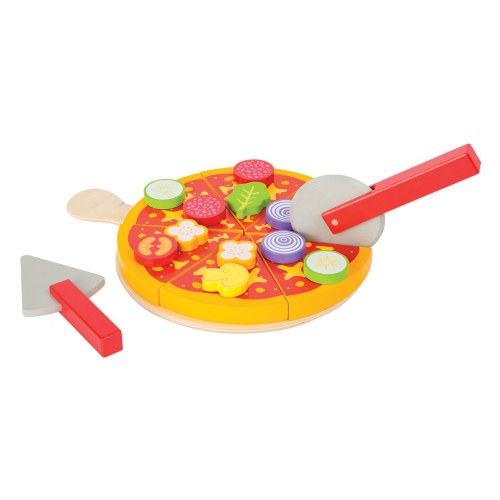 Cuttable Pizza Wooden Playset