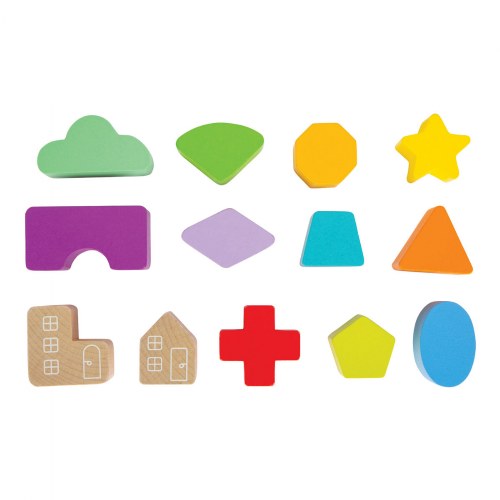 Wooden Rainbow Shape Sorter