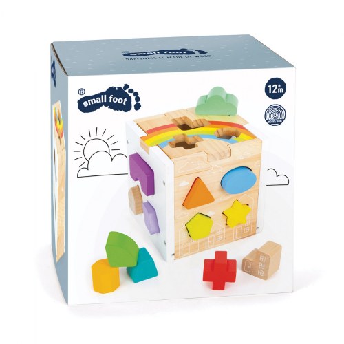 Wooden Rainbow Shape Sorter