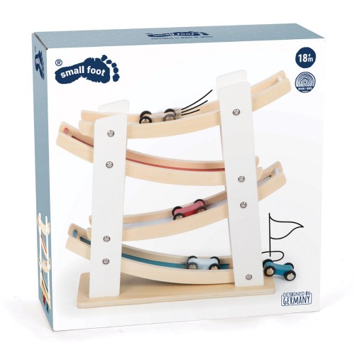 Wooden Car Ramp Racing Playset