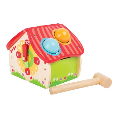 Wooden Toddler Hammering House