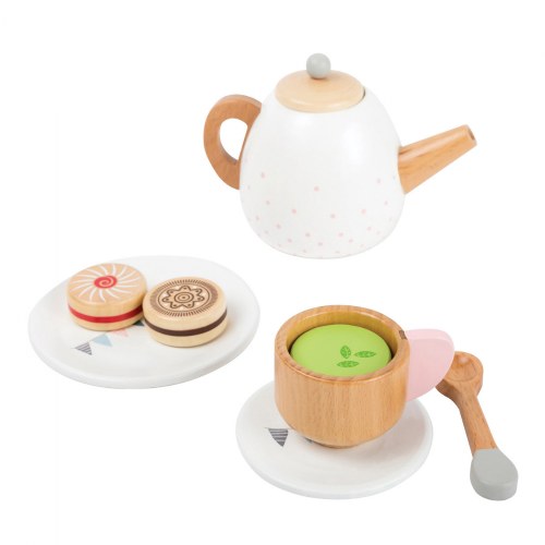 Wooden Complete Tea Party Playset