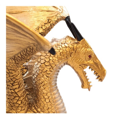 Golden Dragon Fantasy Figure
