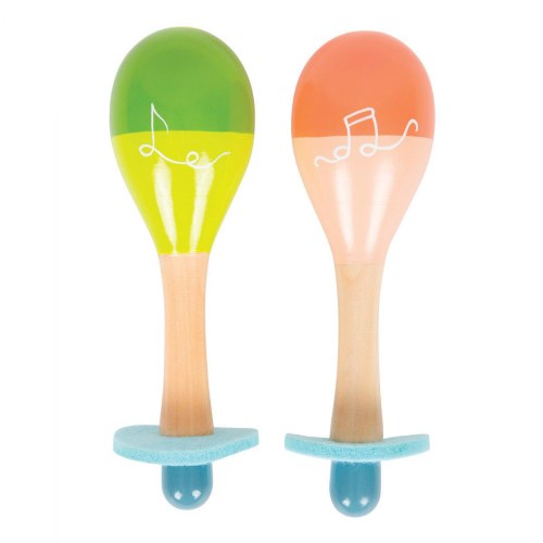 "Groovy Beats" Wooden Maracas Set