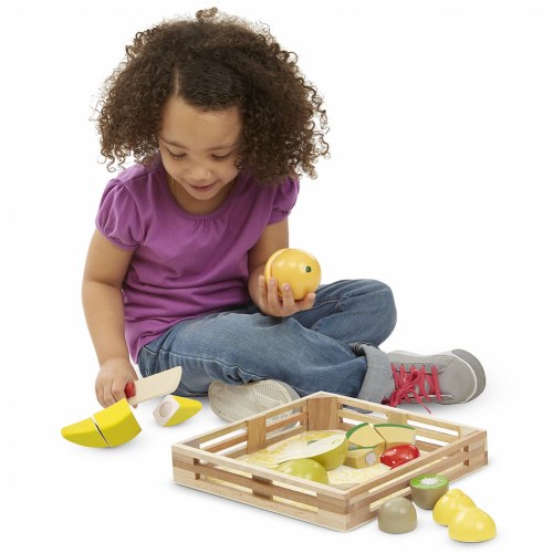 Cutting Fruit Wooden Play Food Set