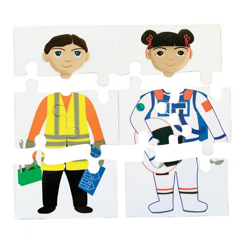 Career Kids Stem Mix & Match Puzzles - 40 Pieces