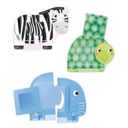 Montessori Tactile Animal Puzzle Game