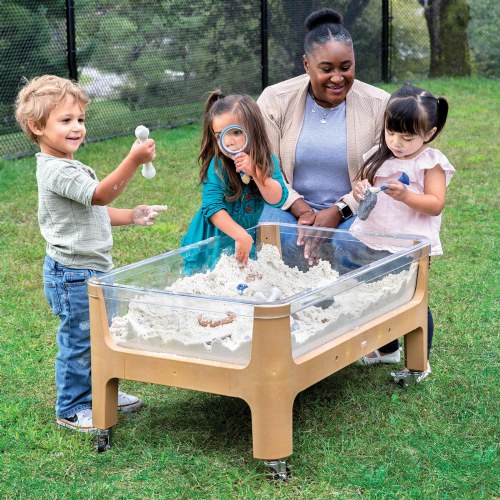 Indoor/Outdoor Sand and Water Table and Fabric Cover