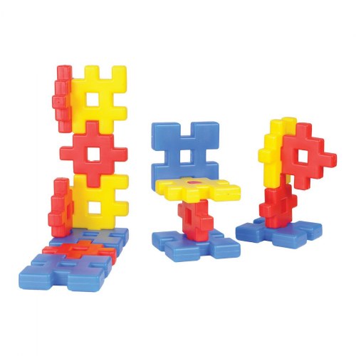 Waffle Blocks Manipulative Set - 42 Pieces