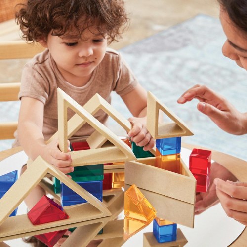 Discovery Triangles - Natural - 6 Pieces