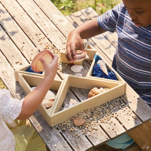 Discovery Triangles - Natural - 6 Pieces