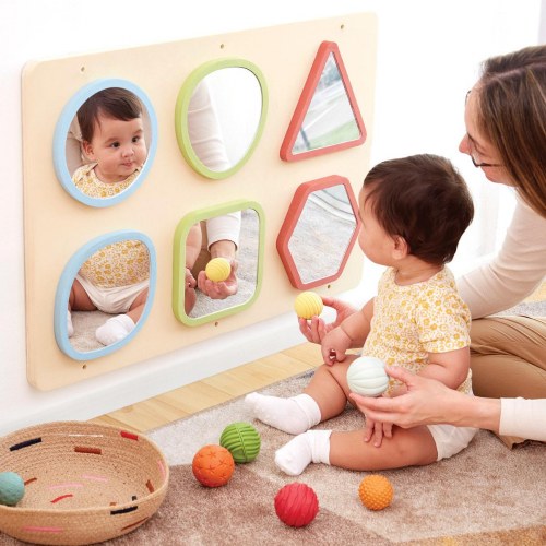 Wall Mounted Infant Toddler Mirror Set