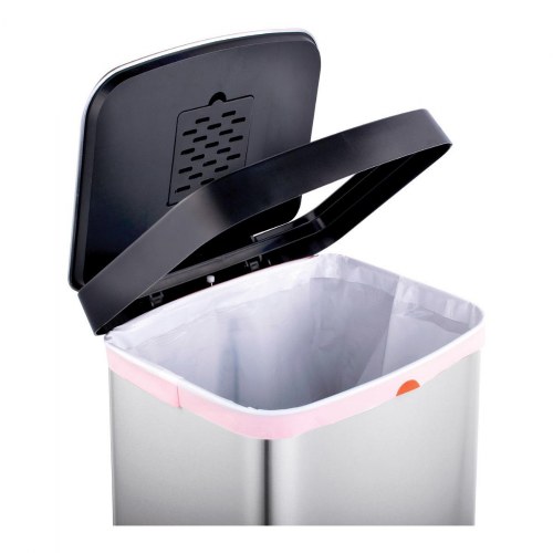 Stainless Steel Trash Can - 13 Gallons