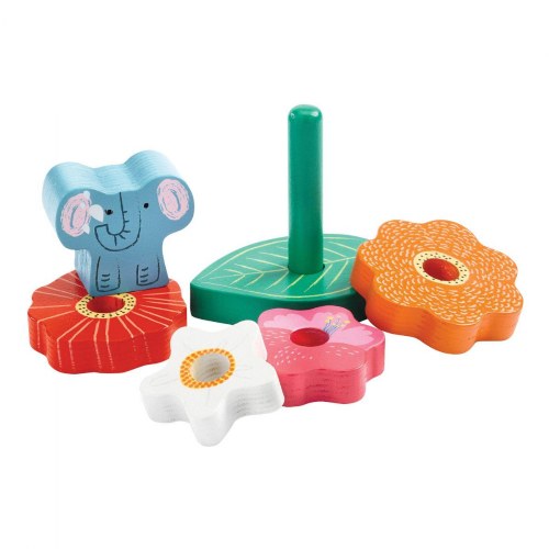 Wooden Puzzle & Stacking Set