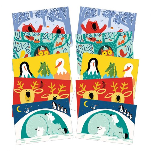 Animal Scratch Color Sheet Set