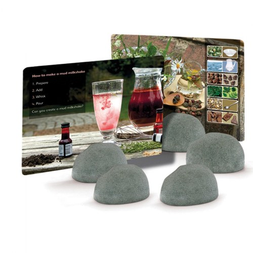 Sensory Mud Kitchen Play Stones and Activity Cards