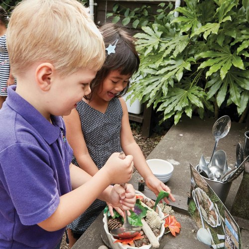 Sensory Mud Kitchen Play Stones and Activity Cards