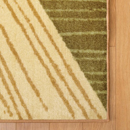 Sense of Place Geometric Carpet - Green - 8' x 12' Rectangle