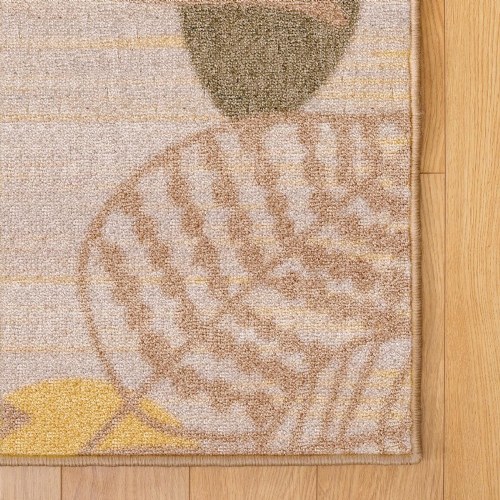 Sense of Place Leaf Carpet - Neutral - 8' x 12' Rectangle