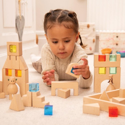Wooden Gem Blocks