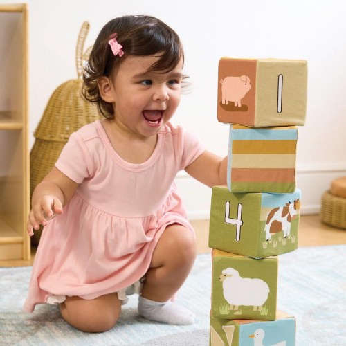 Farm Animal Soft Blocks - 6 Pieces