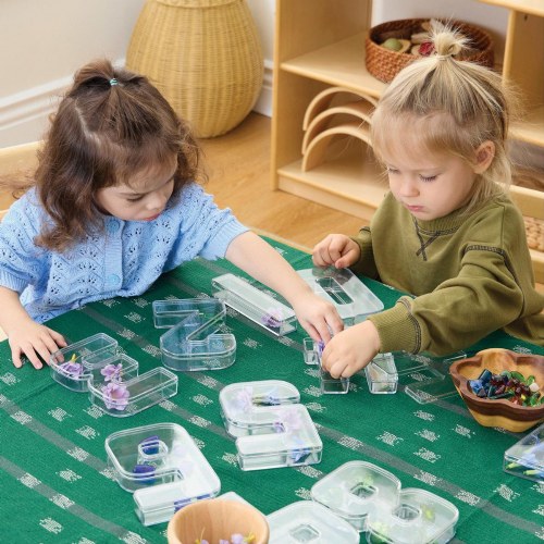 Loose Parts Number Trays - Set of 10