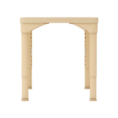 Half Table 48" x 18" Rectangle Table with Adjustable Legs