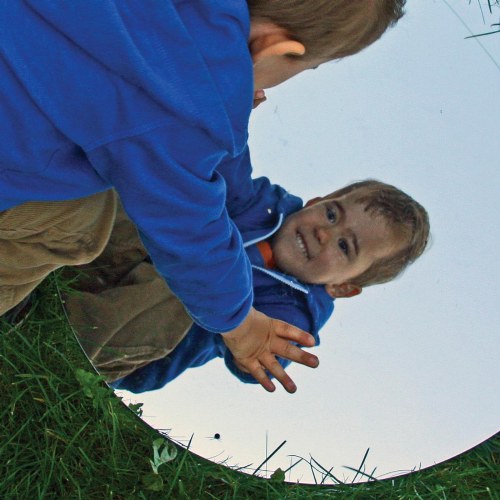 Round Outdoor Mirror