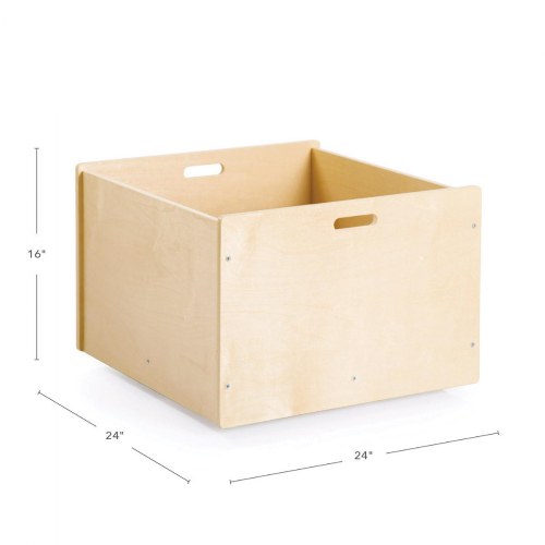 4-Sided Block Storage Box on Wheels