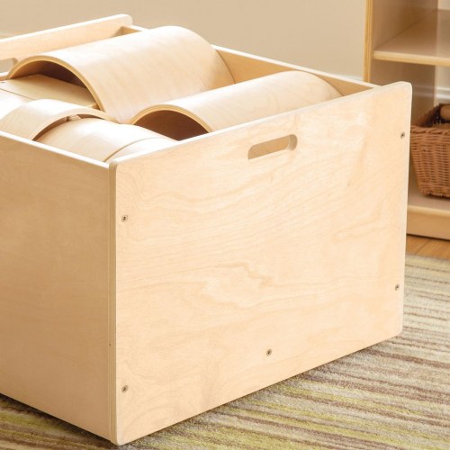 4-Sided Block Storage Box on Wheels