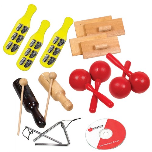 25 - Player Rhythm Band Kit with 10 Instruments