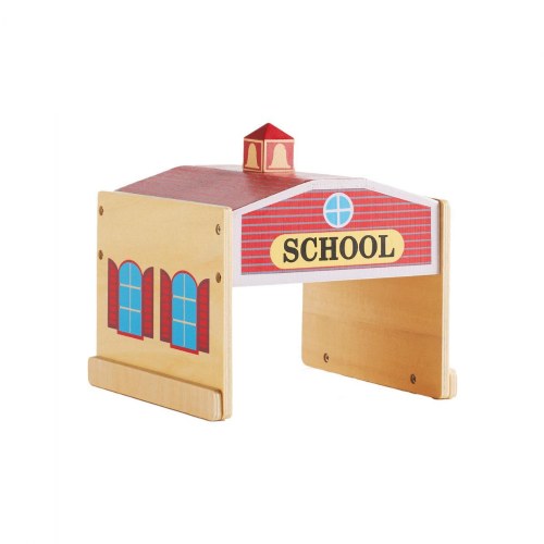 Wooden Community Buildings for Block Play