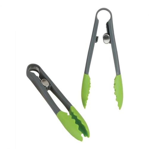 7" Silicone Mini Tongs - Set of 2